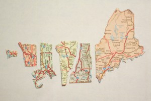 How to make magnets from a map | La Casa de Crafts